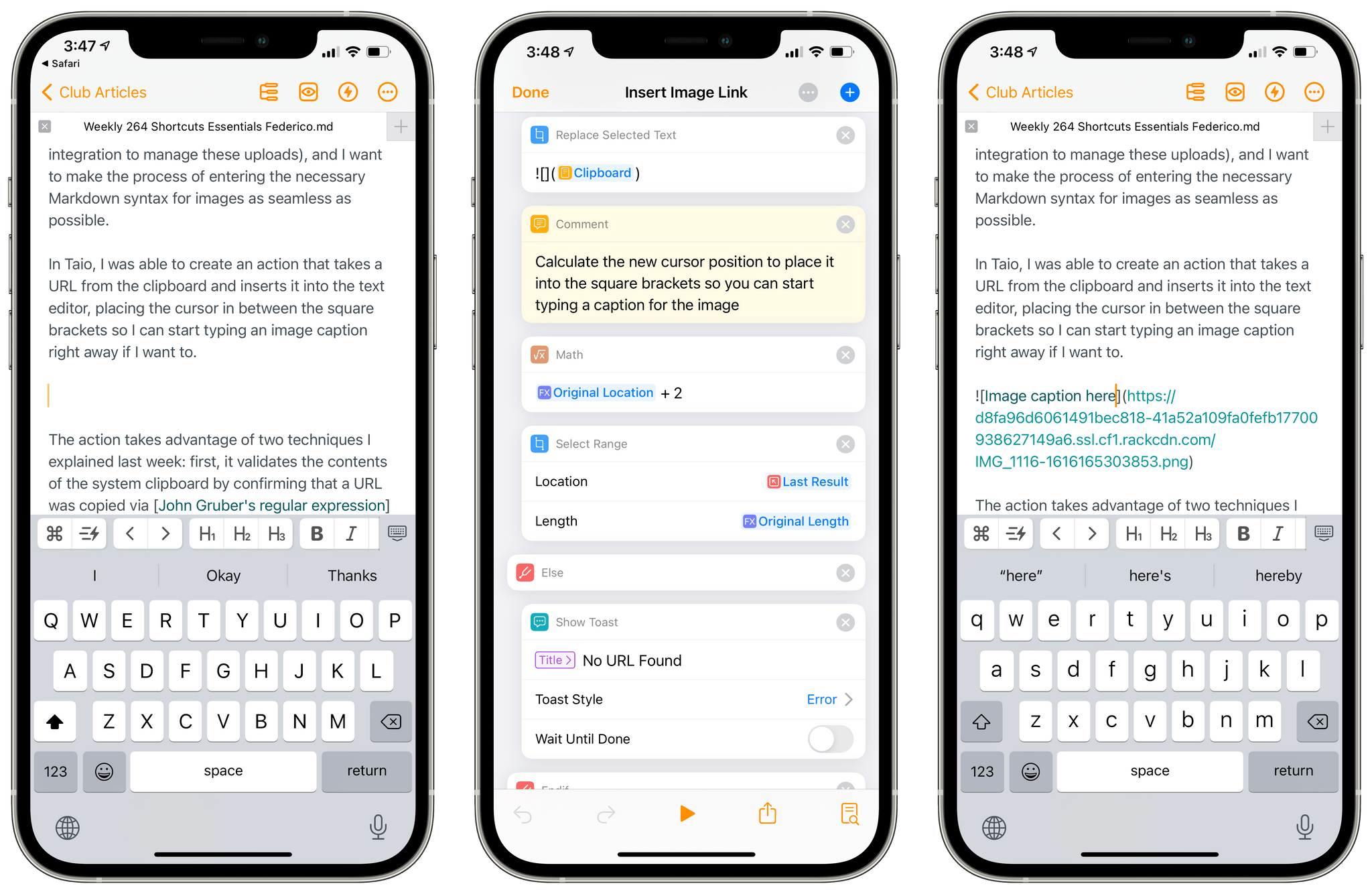 Automating Markdown with Taio, Part 2 - Club MacStories