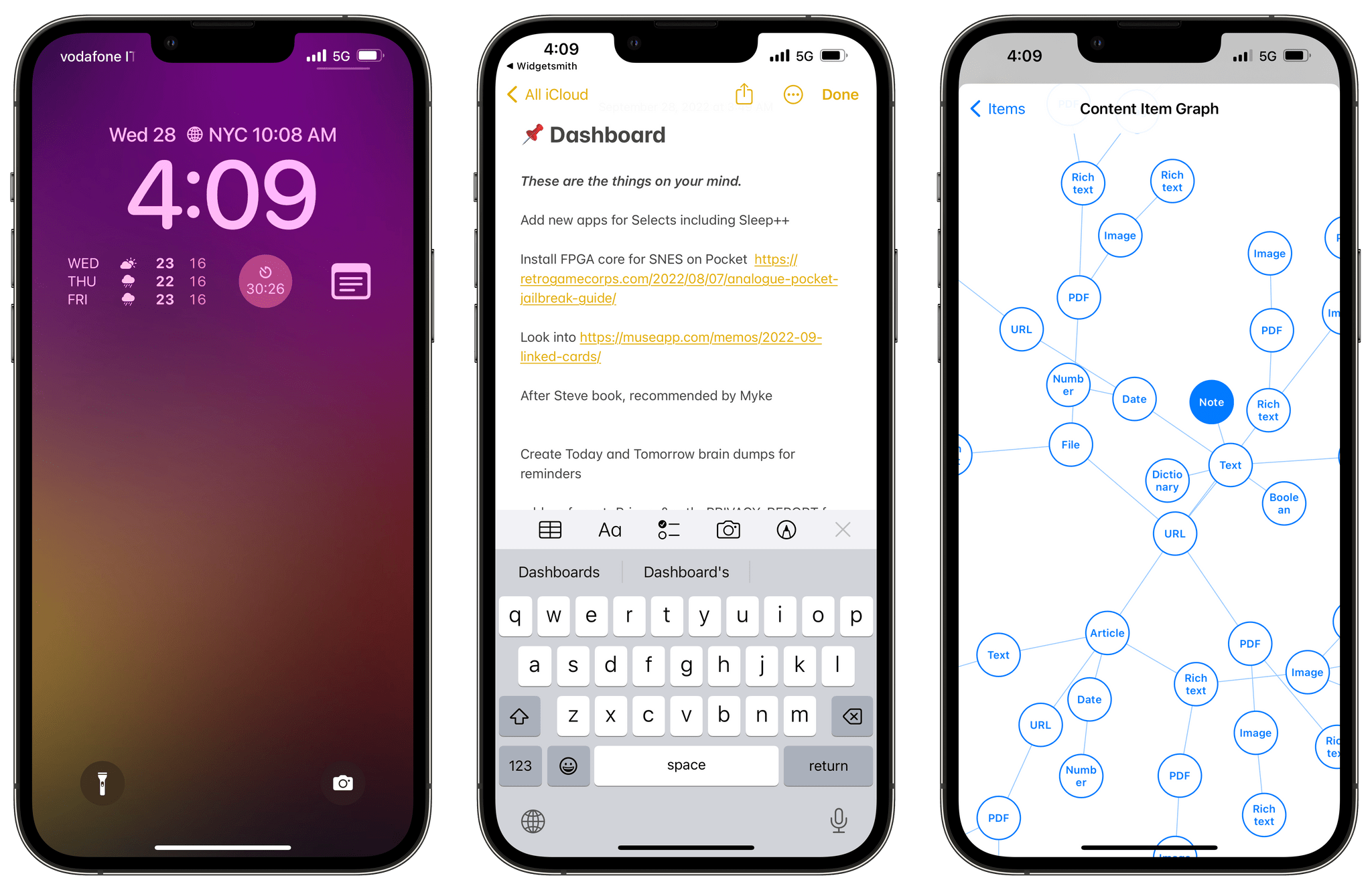 Creating Lock Screen Widgets For Specific Notes Via The Apple Notes URL