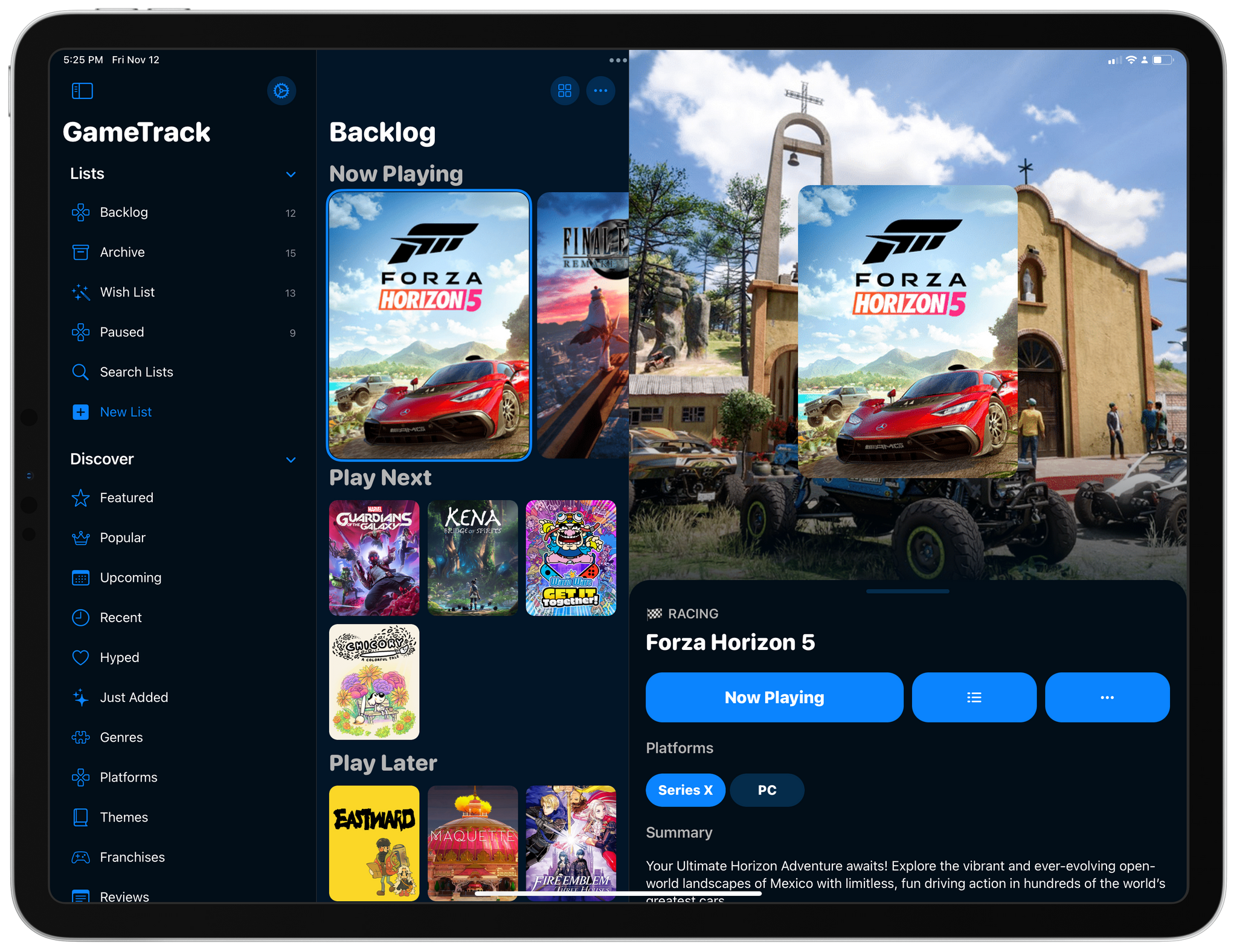 Tracking Current and Upcoming Videogames with GameTrack - Club MacStories
